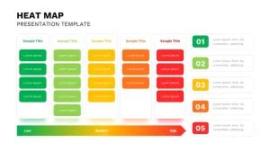 Heat Map Template For PowerPoint SlideBazaar