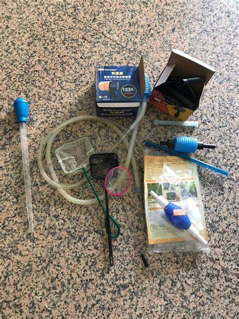 Fully Set Up Fish Tank Pet Supplies Homes And Other Pet Accessories On