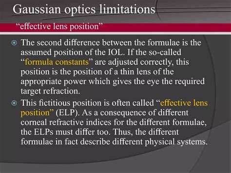 Advances In Iol Calculation Pptx