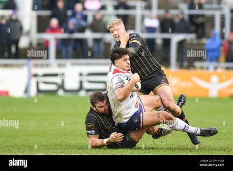 Wakefield England 2nd March 2024 Wakefield Trinitys Caleb Uele