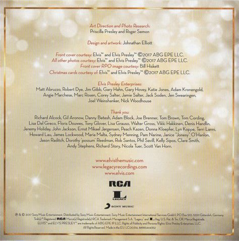 Elvis Presley With Royal Philharmonic Orchestra The Christmas With
