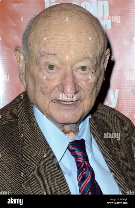 New York Usa 13th January 2013 Ed Koch At Arrivals For Koch Screening Walter Reade Theatre