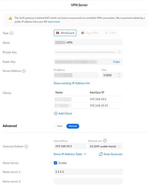 Not Able To Access My Nas From Wireguard Vpn Rsynology