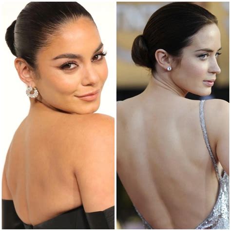 Backless Celebrity Dress Tournament Vanessa Hudgens Vs Emily Blunt R