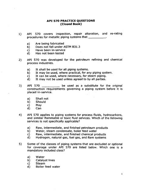 Api 570 Practice Questions Pdf Api 570 Practice Questions Pdf
