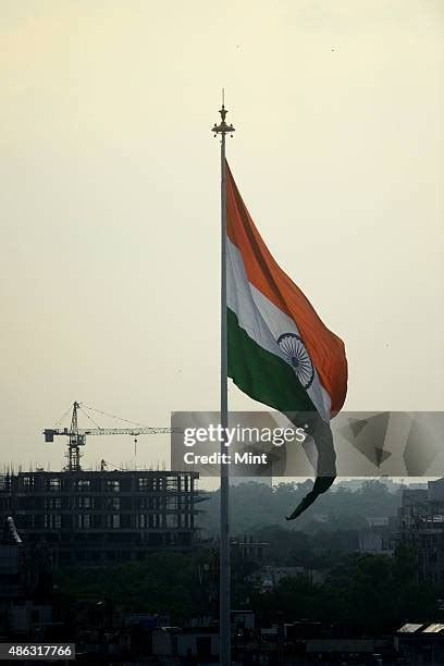 Flag Of India At Central Park Connaught Place Photos And Premium High