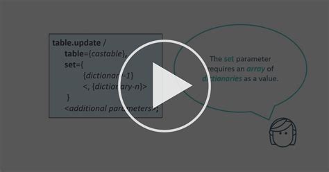 Updating A Table In Place Preparing Data Coursera