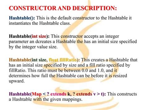 Hash Table In Java Ppt