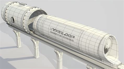 Hyperloop Train 3d Model Turbosquid 1505500