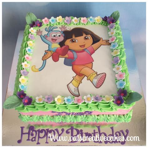 Dora The Explorer Cake Dora Birthday Cake Themed Birthday Cakes