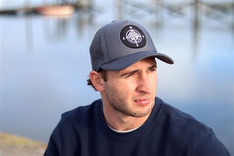 Trucker Cap Compass Charcoal Nava Apparel Sa