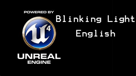 Unreal Engine Tutorial Blinking Light English YouTube