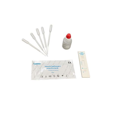 China High Quality Salmonella Typhiparatyphi A Antigen Detection Kit Colloidal Gold Method