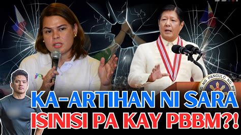 INDAY SARA ISIP BATA DRAMA NI VP ISINISI PA KAY PBBM YouTube