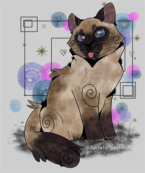 Siamese Kitty By Spirally Spiral On Deviantart