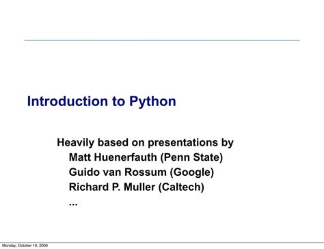 Python Ppt