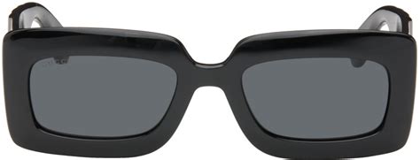 Gucci Black Rectangular Sunglasses Gucci