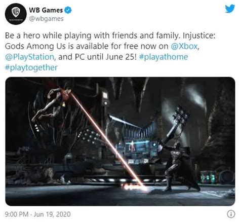 Injustice Gods Among Us Ultimate Edition Is Free On Pc Ps4 And Xbox One