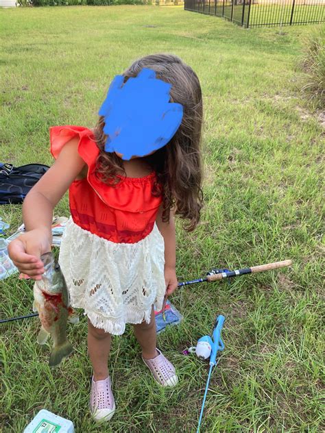 My Daughter Caught Her First Fish Lipped Him And Everything I Am