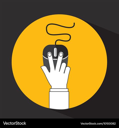 Mouse Device Icon Royalty Free Vector Image Vectorstock