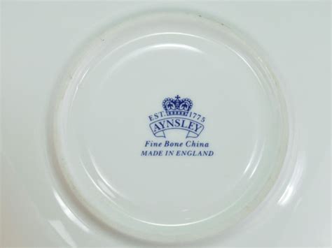 Вінтажна чайна пара з порцеляни Aynsley Antik Salon