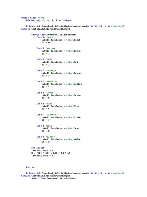 public class dim as integer private sub as object as handles select