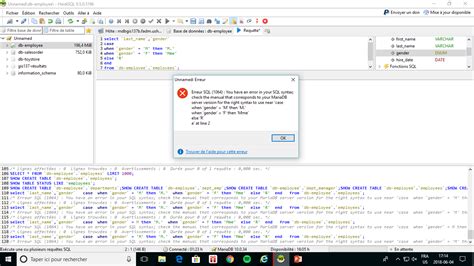 Requête Pour Afficher Requêtes Mysql