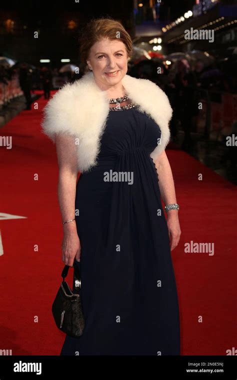 Felicity Montagu Poses For Photographers Upon Arrival At The World