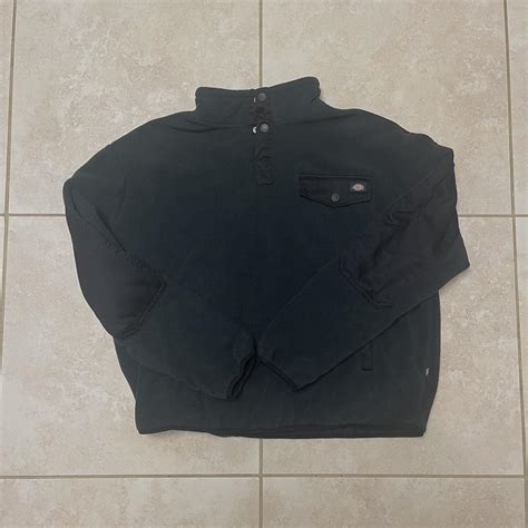 Dickies Port Allen Fleece Pullover 1010 Condition Depop