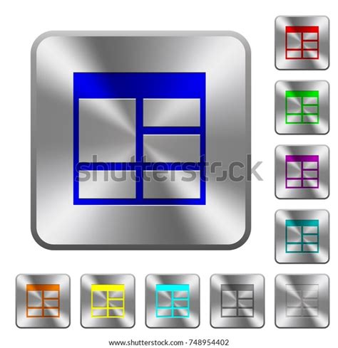 Spreadsheet Vertically Merge Table Cells Engraved Stock Vector Royalty