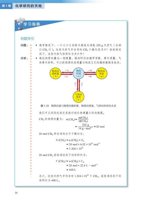 12 物质的量2020年审定沪教版高中化学必修1高中课本 中学课本网