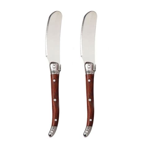 Houten Handvat Verspreiden Messen Unieke Met Houte Grandado