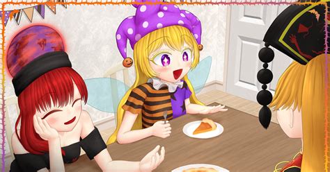 東方project ハロウィンヘカ純ピ かすてぃらのイラスト Pixiv