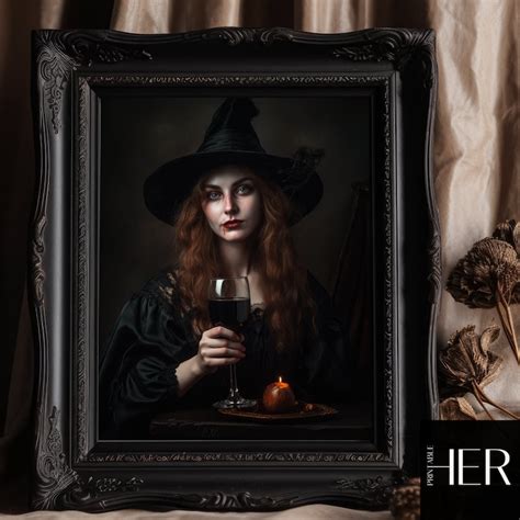 Witch Portrait Etsy