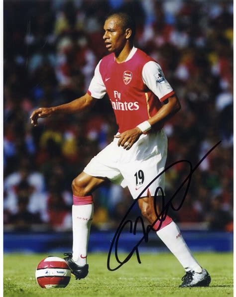 Gilberto And Kolo And Steve Silva And Touré And Bould Autograph Signed