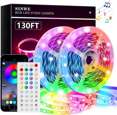 Ruban Led 30m Led Chambre Bande Led Lumineuse Contrôlé par APP Bluetooth ou Télécommande 44