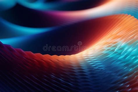 Multicolored Surface Of Compound Cellular Wave Polymer Stock