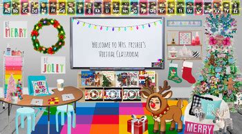 December Virtual Bitmoji Classroom Google Slides By Frisbee And Friends