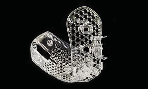 Sla 3d Printed Mouse Shell With Clear Resin Facfox