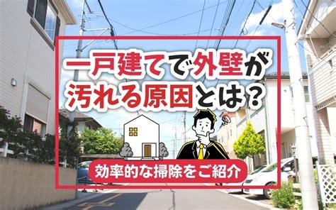 一戸建てで外壁が汚れる原因とは？効率的な掃除をご紹介！枚方市の不動産売却・買取査定｜枚方市不動産売却買取センター
