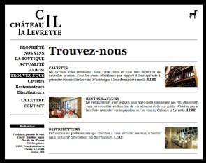 Le site Internet du Château la levrette Château La Levrette