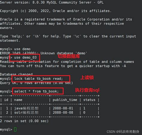 Mysql锁和mysql搭建主从关系mysql主从加锁 Csdn博客 Mysql锁和mysql搭建主从关系mysql主从加锁 Csdn博客