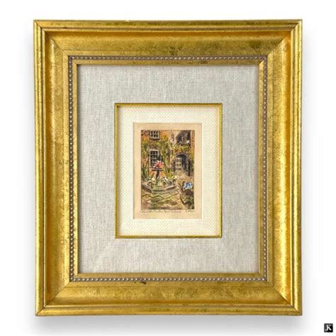 Edith Walker Oliver Edith Walker Oliver Hand Colored Etching Mutualart