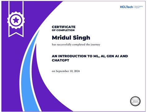 Mridul Singh On Linkedin Ai Machinelearning Generativeai Chatgpt Hcltech Hcl