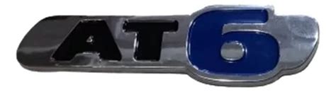 Emblema Tampa Traseira At6 Fiat Toro 2016 Acima Cromado Parcelamento