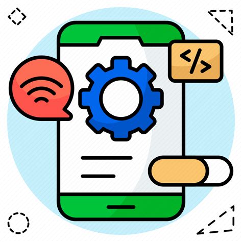 Mobile Setting Configuration Development Management Phone Developmentvector Icon