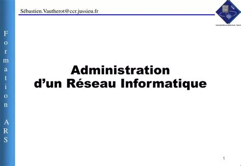 Ppt Administration Dun R Seau Informatique Powerpoint Presentation