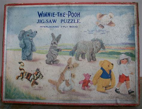 Winnie The Pooh Jig Saw Puzzle Jigsaw Puzzle By Milne A A 1930