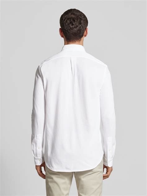 Polo Ralph Lauren Freizeithemd Mit Label Stitching Weiss Online Kaufen