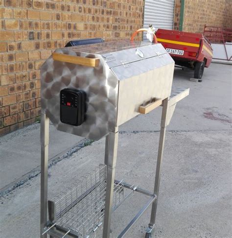 Mini Stainless Steel Gas Spit Braai Unit Spit Braai Catering Cape Town